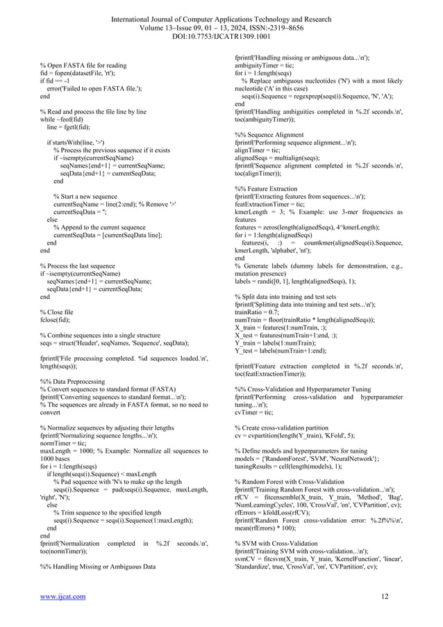 Leveraging AI and Deep Learning in Predictive Genomics for MPOX Virus ...