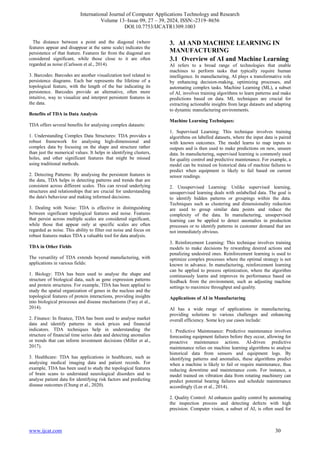 Leveraging Topological Data Analysis and AI for Advanced Manufacturing ...