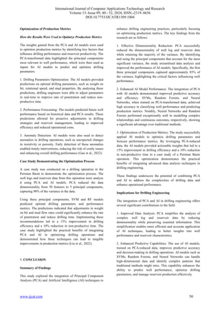 Leveraging AI and Principal Component Analysis (PCA) For In-Depth Analysis in Drilling ...