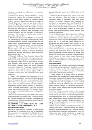 Leveraging Machine Learning for Proactive Threat Analysis in Cybersecurity | PDF