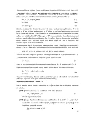 Active Controller Design for Regulating the Output of the Sprott-P System | PDF