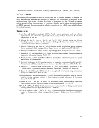 Integration Of Gis And Optimization Routines For The Vehicle Routing ...
