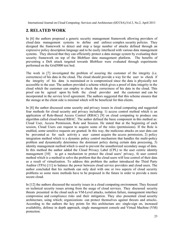Framework For Secure Cloud Computing Pdf
