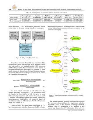 Requirements Traceability: Recovering and Visualizing Traceability Links Between Requirements ...
