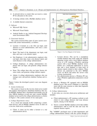 Design and Implementation of a Heterogeneous Distributed Database System for Students Absence ...