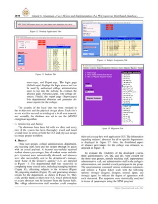 Design and Implementation of a Heterogeneous Distributed Database System for Students Absence ...