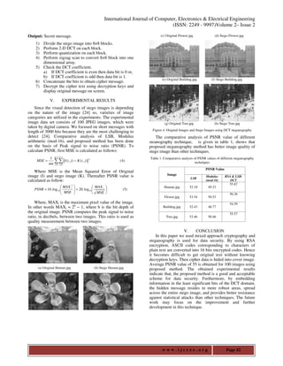 A Novel Visual Cryptographic Steganography Technique by Mohit Goel | PDF