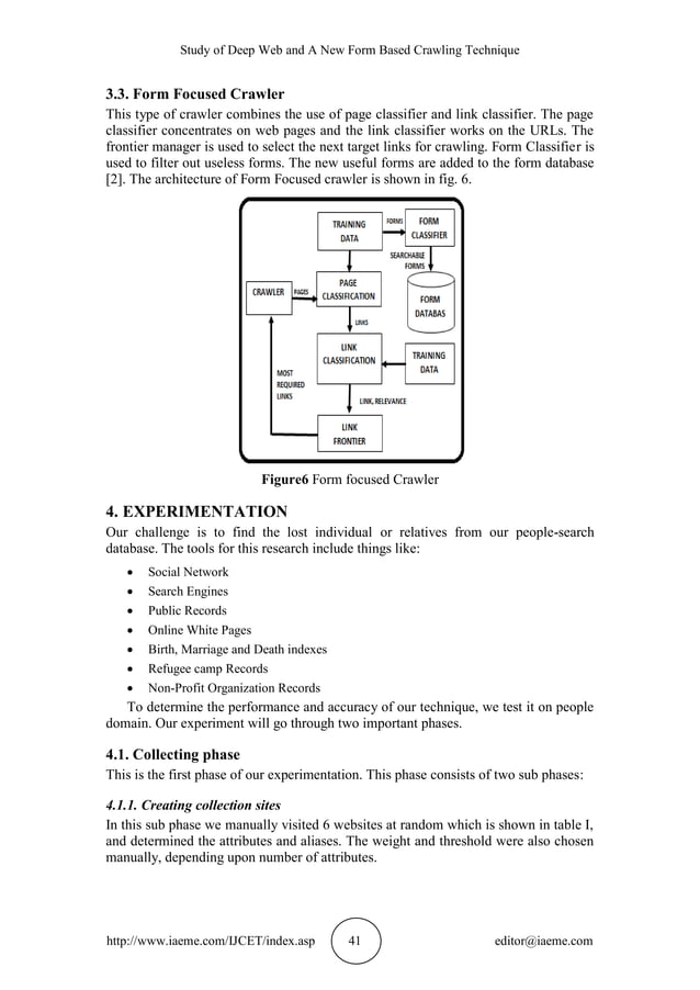 STUDY OF DEEP WEB AND A NEW FORM BASED CRAWLING TECHNIQUE | PDF
