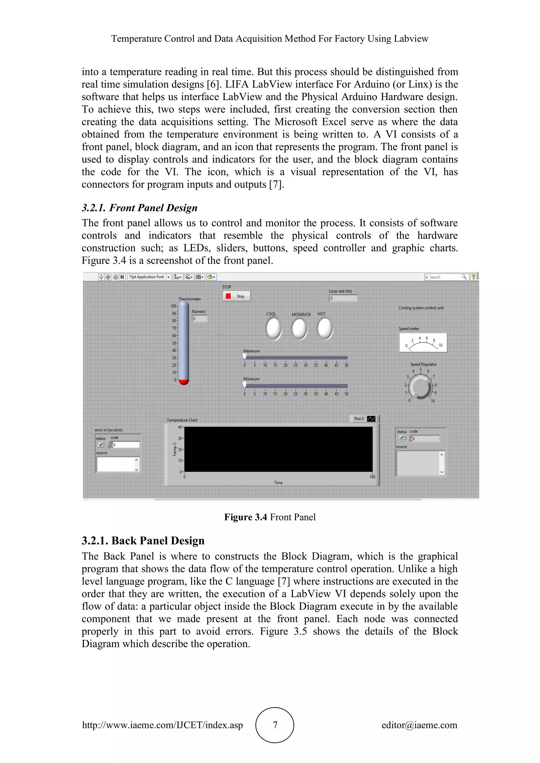 TEMPERATURE CONTROL AND DATA ACQUISITION METHOD FOR FACTORY USING ...
