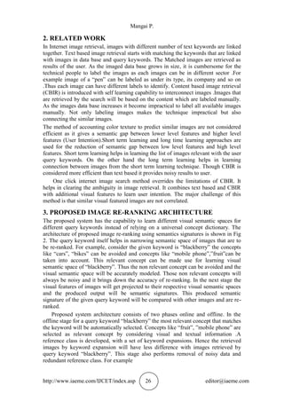 ENHANCED WEB IMAGE RE-RANKING USING SEMANTIC SIGNATURES | PDF