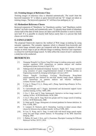 ENHANCED WEB IMAGE RE-RANKING USING SEMANTIC SIGNATURES | PDF