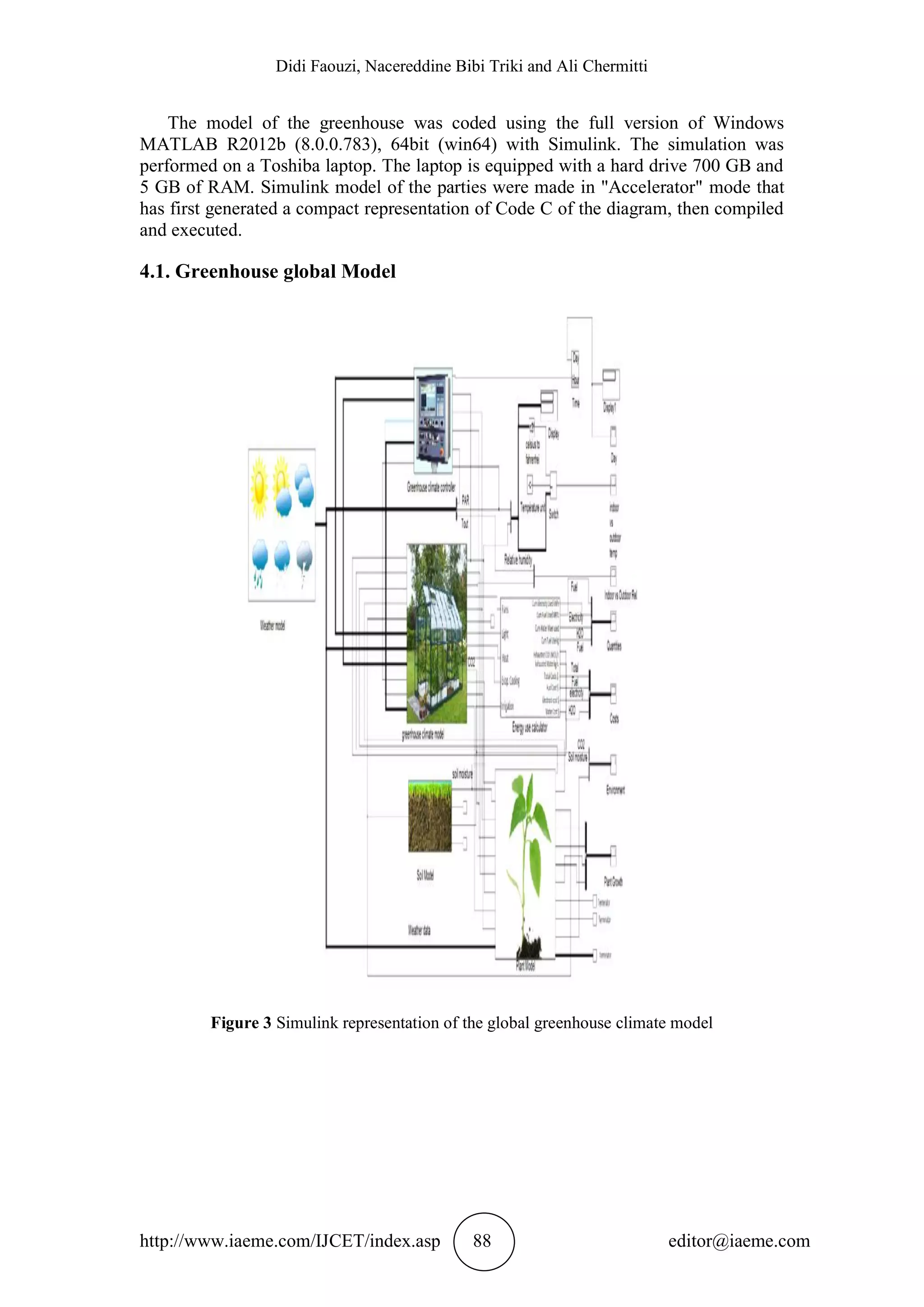 OPTIMIZING THE GREENHOUSE MICRO-CLIMATE MANAGEMENT BY THE INTRODUCTION ...