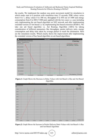 STUDY AND PERFORMANCE EVALUATION OF ANTHOCNET AND BEEHOCNET NATURE INSPIRED MULTIHOP ROUTING ...