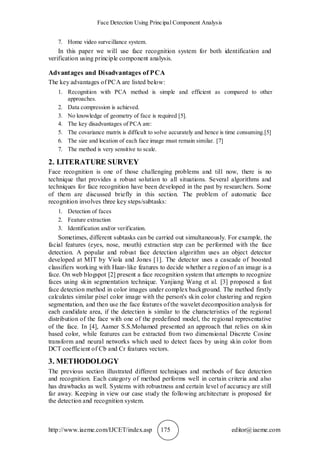 FACE DETECTION USING PRINCIPAL COMPONENT ANALYSIS | PDF