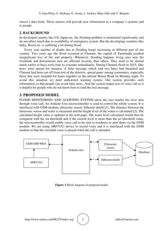 FLOOD MONITORING AND ALERTING SYSTEM | PDF