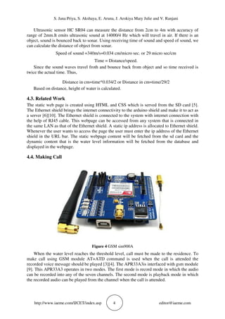 FLOOD MONITORING AND ALERTING SYSTEM | PDF