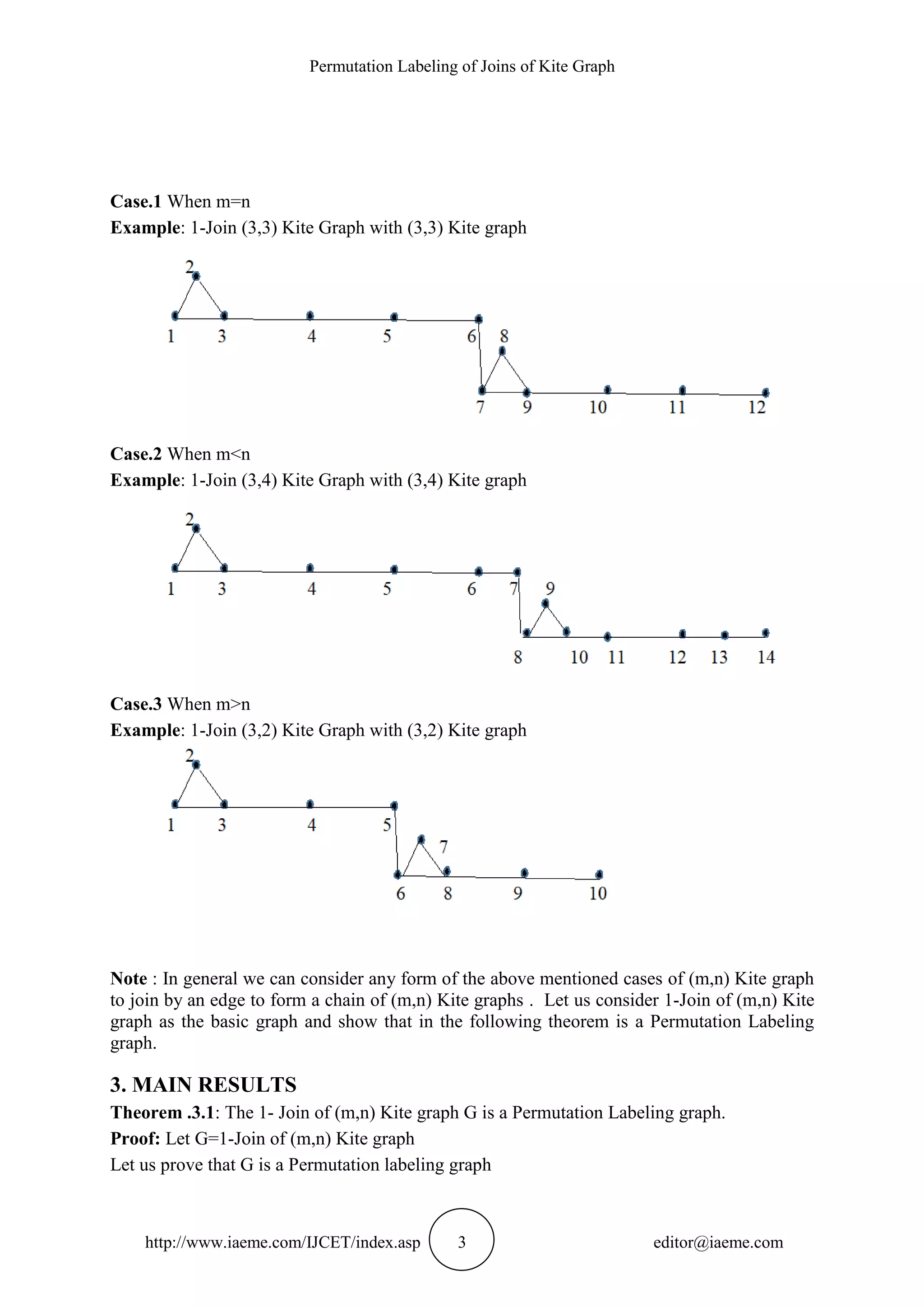 PERMUTATION LABELING OF JOINS OF KITE GRAPH | PDF