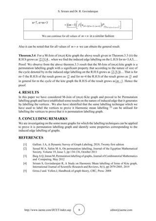 PERMUTATION LABELING OF JOINS OF KITE GRAPH | PDF | Physics | Science