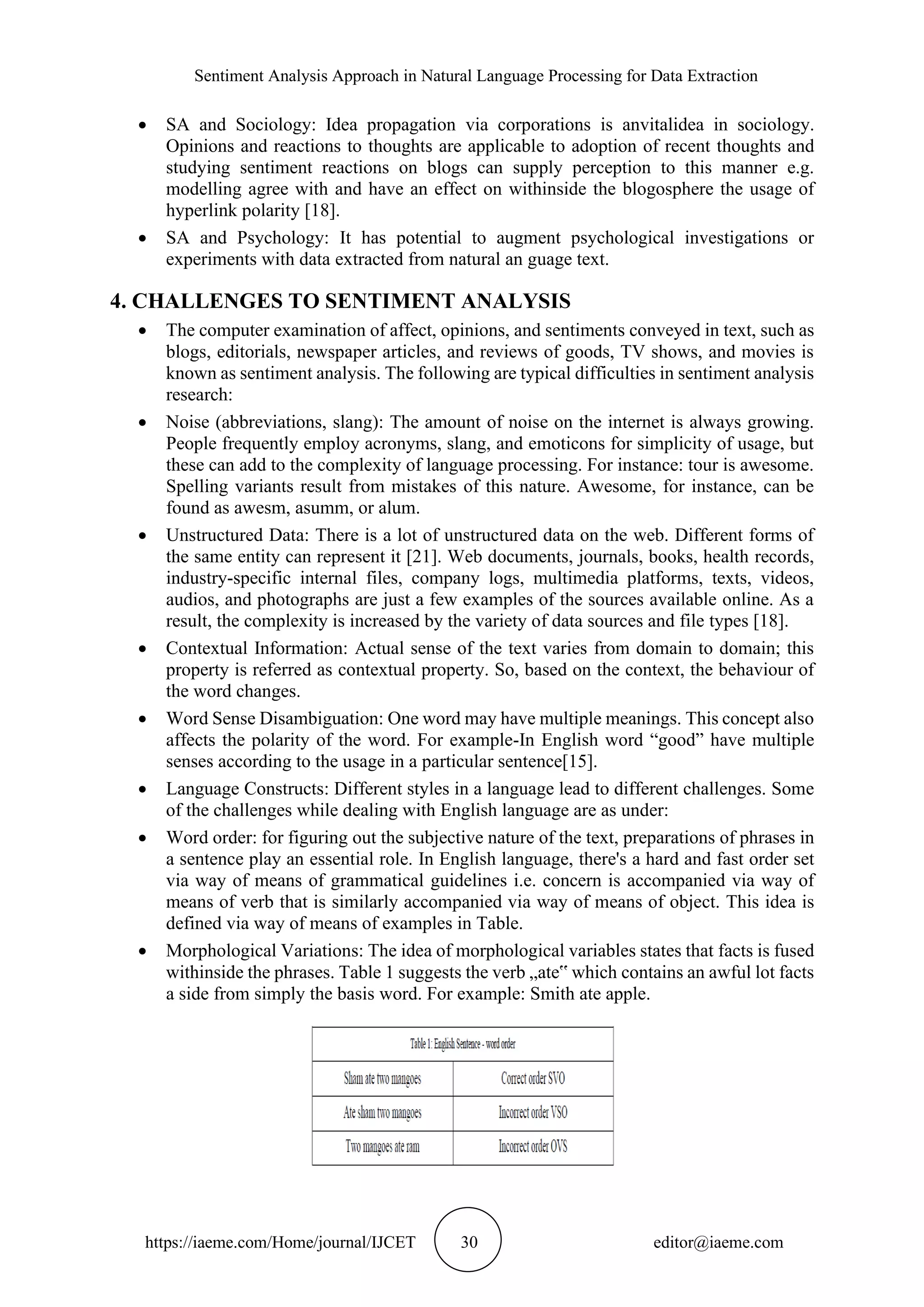 SENTIMENT ANALYSIS APPROACH IN NATURAL LANGUAGE PROCESSING FOR DATA ...