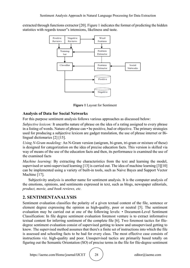 SENTIMENT ANALYSIS APPROACH IN NATURAL LANGUAGE PROCESSING FOR DATA ...