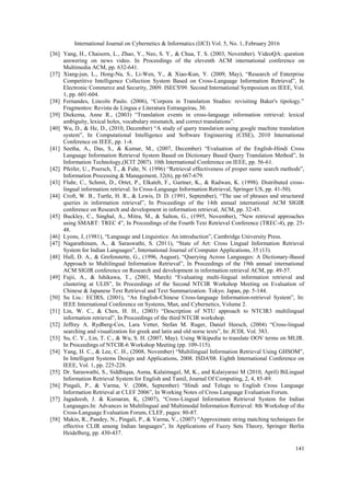 A SURVEY ON CROSS LANGUAGE INFORMATION RETRIEVAL | PDF