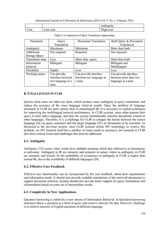 A SURVEY ON CROSS LANGUAGE INFORMATION RETRIEVAL | PDF