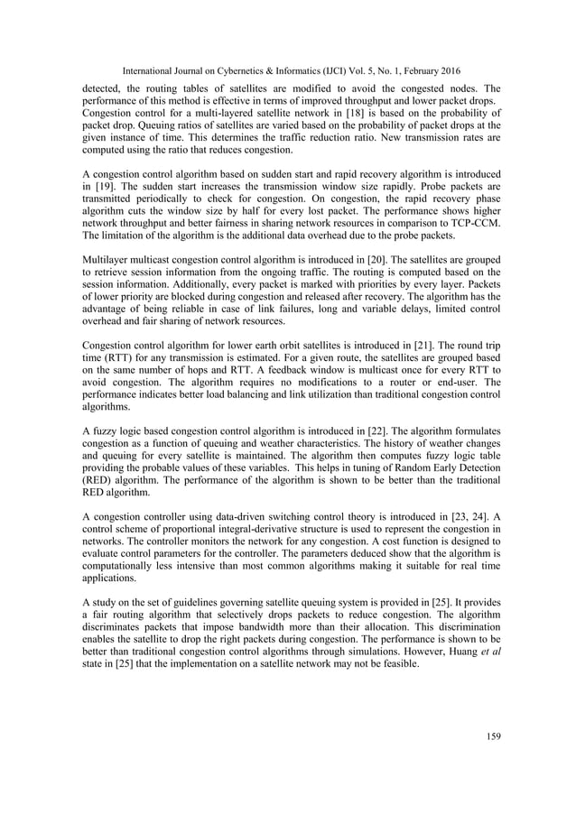 Convex Optimization Based Congestion Control In Layered Satellite Networks Pdf