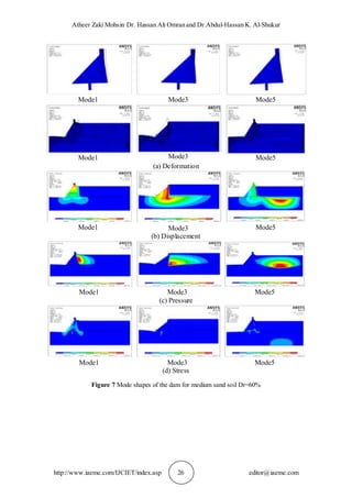 DYNAMIC RESPONSE OF CONCRETE GRAVITY DAM ON RANDOM SOIL | PDF