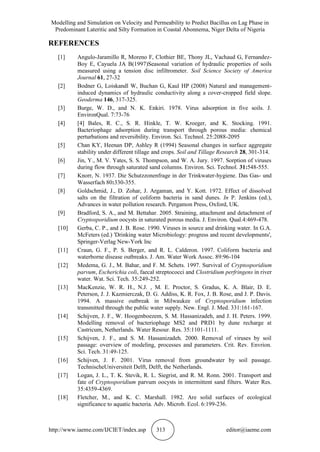 MODELLING AND SIMULATION ON VELOCITY AND PERMEABILITY TO PREDICT ...