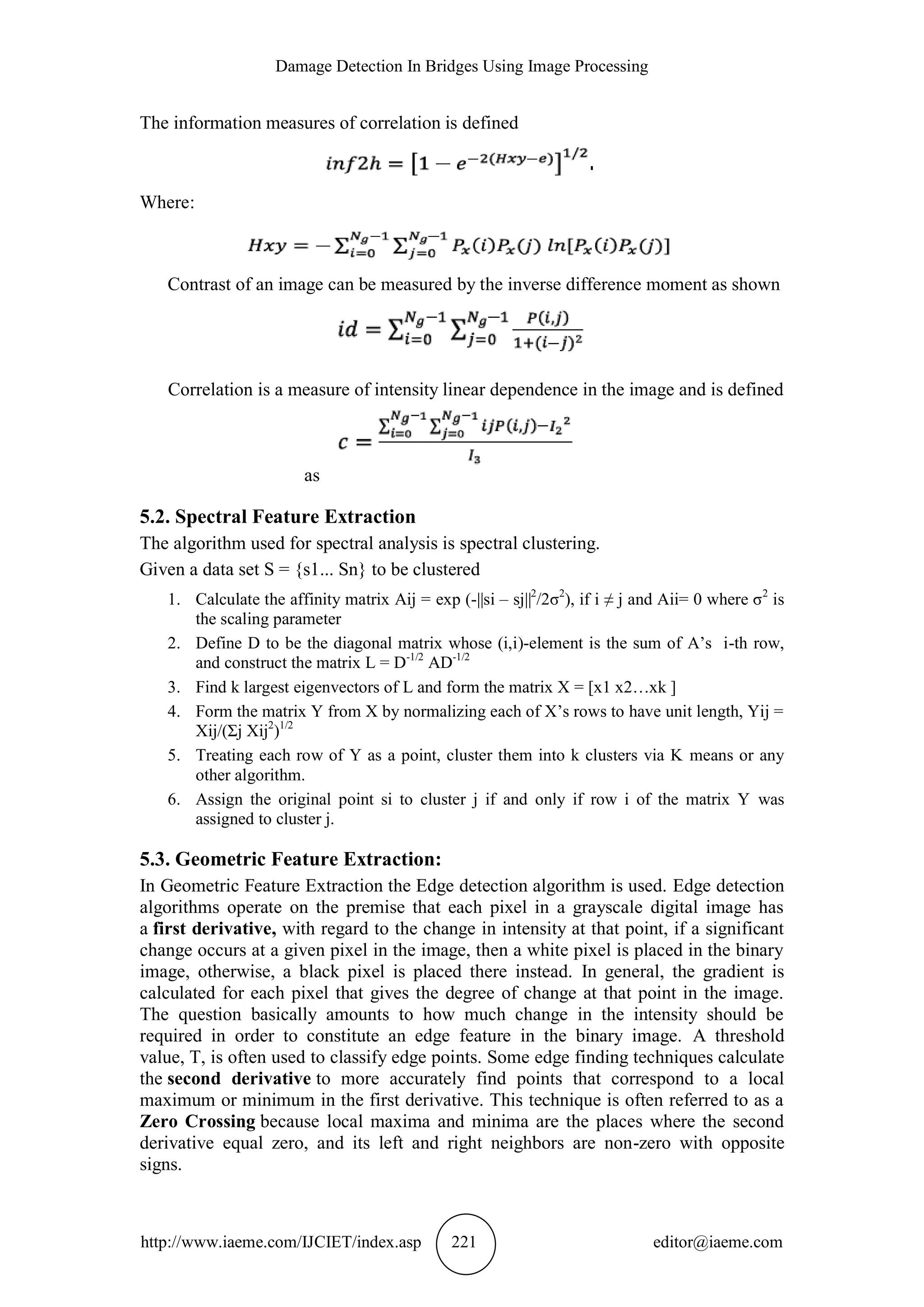 DAMAGE DETECTION IN BRIDGES USING IMAGE PROCESSING | PDF