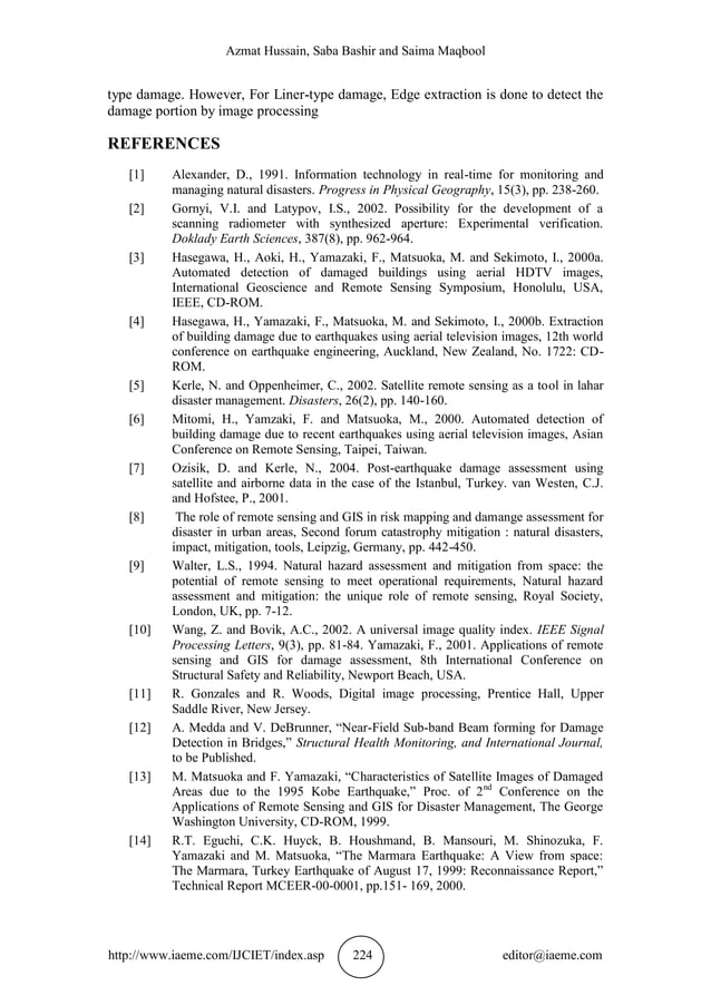 DAMAGE DETECTION IN BRIDGES USING IMAGE PROCESSING | PDF