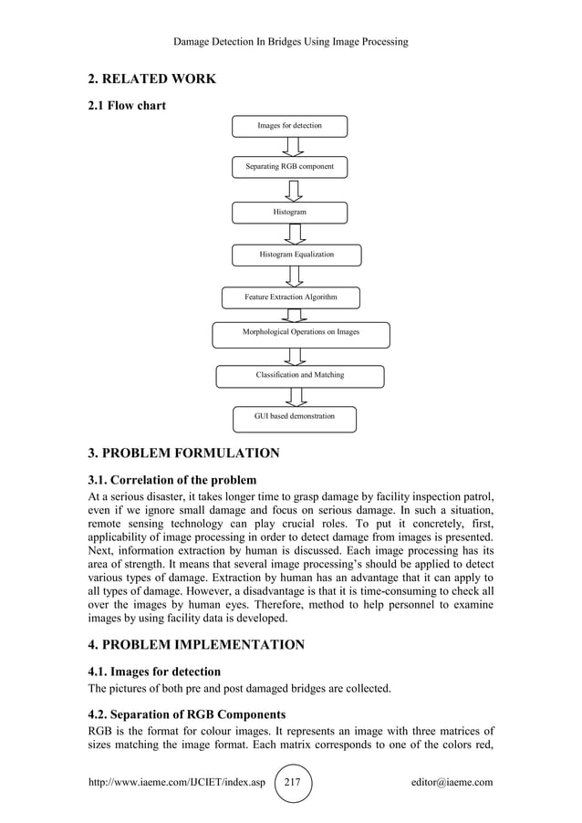 DAMAGE DETECTION IN BRIDGES USING IMAGE PROCESSING | PDF