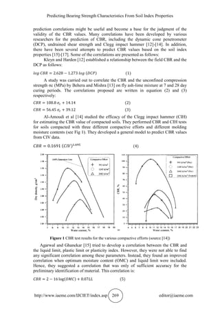 PREDICTING BEARING STRENGTH CHARACTERISTICS FROM SOIL INDEX PROPERTIES | PDF | Civil Engineering ...