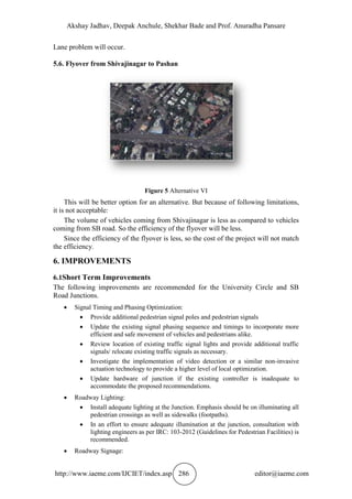 OPTIMIZED SOLUTIONS FOR RESOLVING TRAFFIC CONGESTION AT UNIVERSITY CIRCLE | PDF