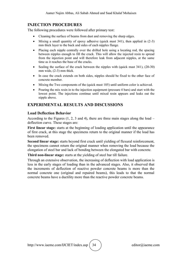 REHABILITATION OF NORMAL AND REACTIVE POWDER REINFORCED CONCRETE BEAMS ...