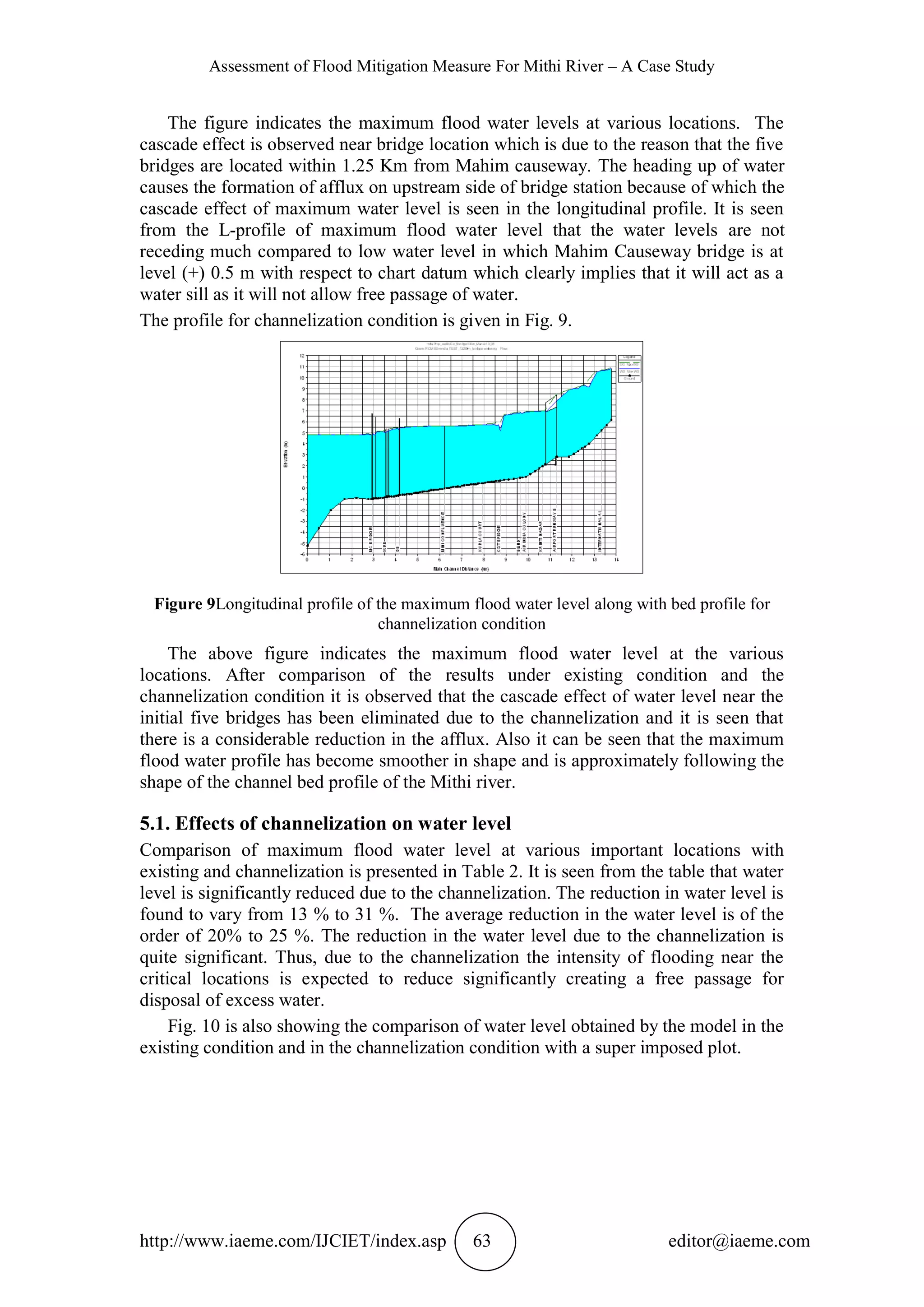 ASSESSMENT OF FLOOD MITIGATION MEASURE FOR MITHI RIVER – A CASE STUDY | PDF