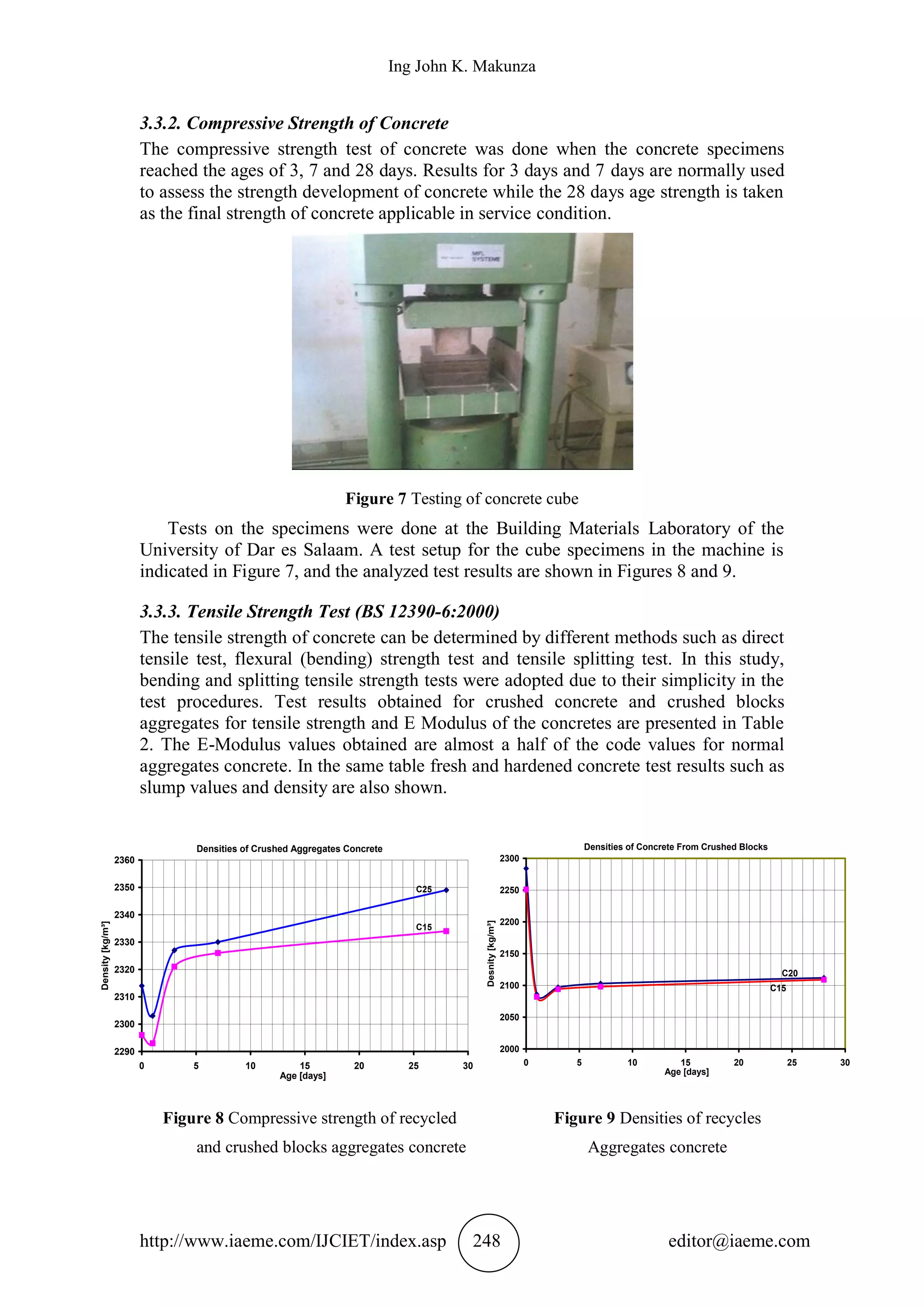 SUSTAINABLE CONCRETE MADE FROM RECYCLED AGGREGATES | PDF