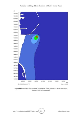 NUMERICAL MODELLING OF BRINE DISPERSION IN SHALLOW COASTAL WATERS | PDF