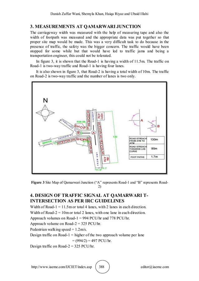 SOLVING CONGESTION BY DESIGNING OF TRAFFIC SIGNAL AT T-INTERSECTION ...