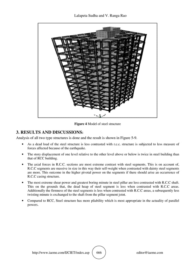 COMPARISON OF THE EFFICIENCY OF A TRAPEZOIDAL SHAPED STEEL AND R.C.C ...