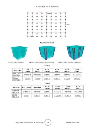 STUDY ON SEISMIC EFFECT OF HIGH RISE BUILDING SHEAR WALL/WALL WITHOUT ...