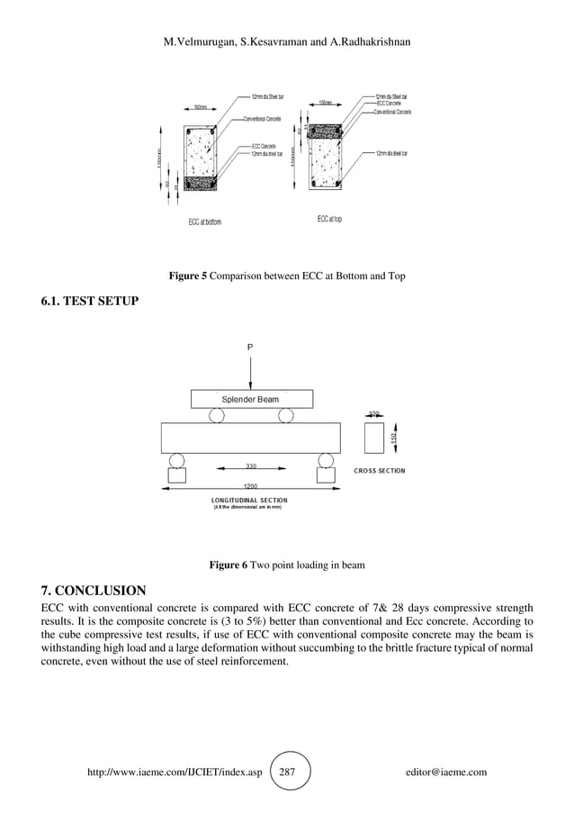 EXPERIMENTAL STUDY ON FLEXURAL BEHAVIOURS OF ECC AND CONCRETE COMPOSITE REINFORCED BEAMS | PDF ...