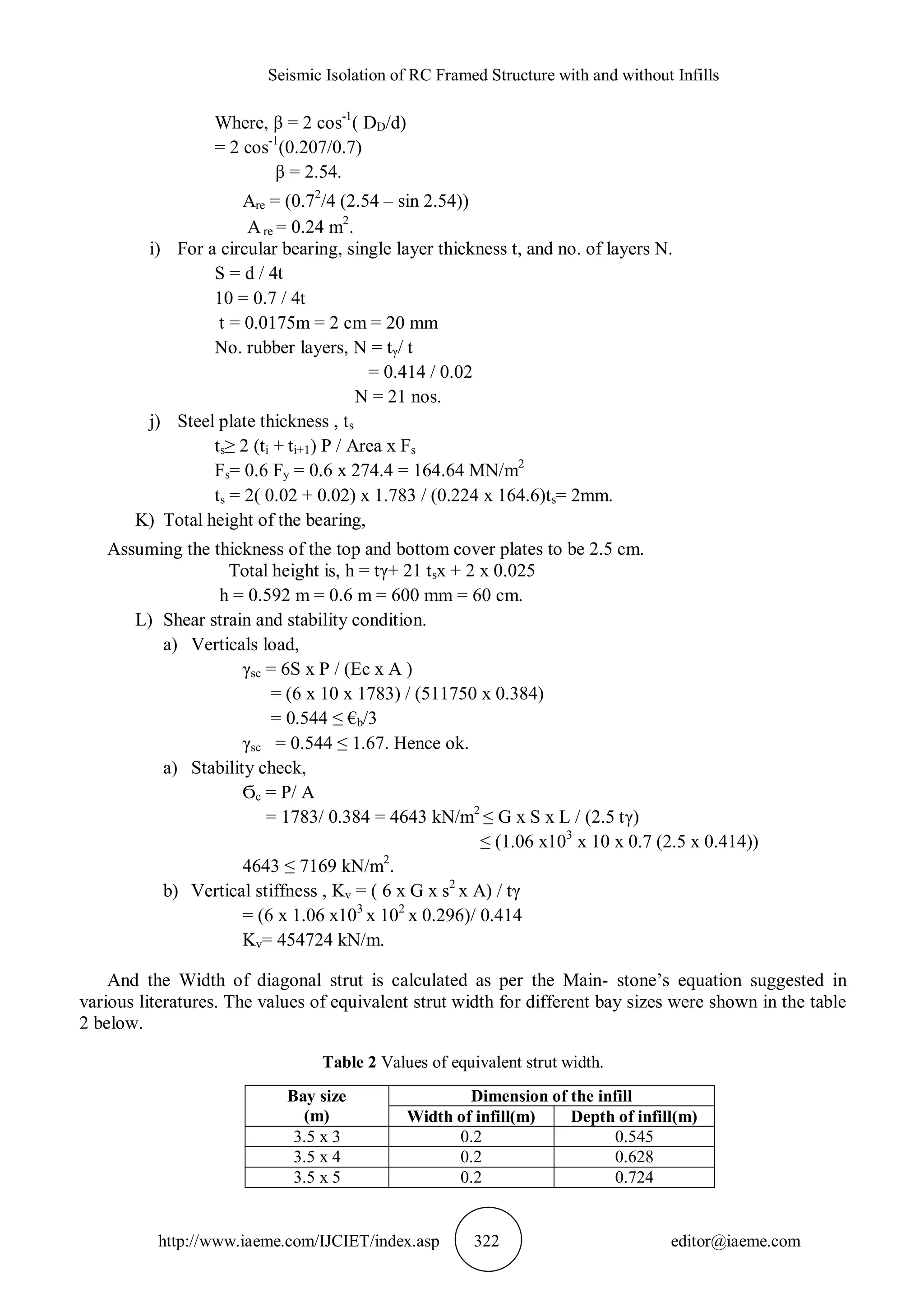 SEISMIC ISOLATION OF RC FRAMED STRUCTURE WITH AND WITHOUT INFILLS | PDF | Civil Engineering ...