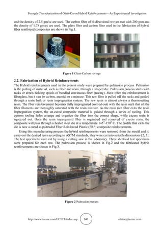 STRENGTH CHARACTERIZATION OF GLASSCARON HYBRID REINFORCEMENTS - AN ...