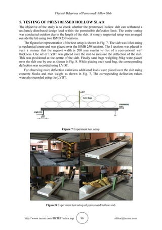 FLEXURAL BEHAVIOUR OF PRESTRESSED HOLLOW SLAB | PDF | Civil Engineering Industry | Industries