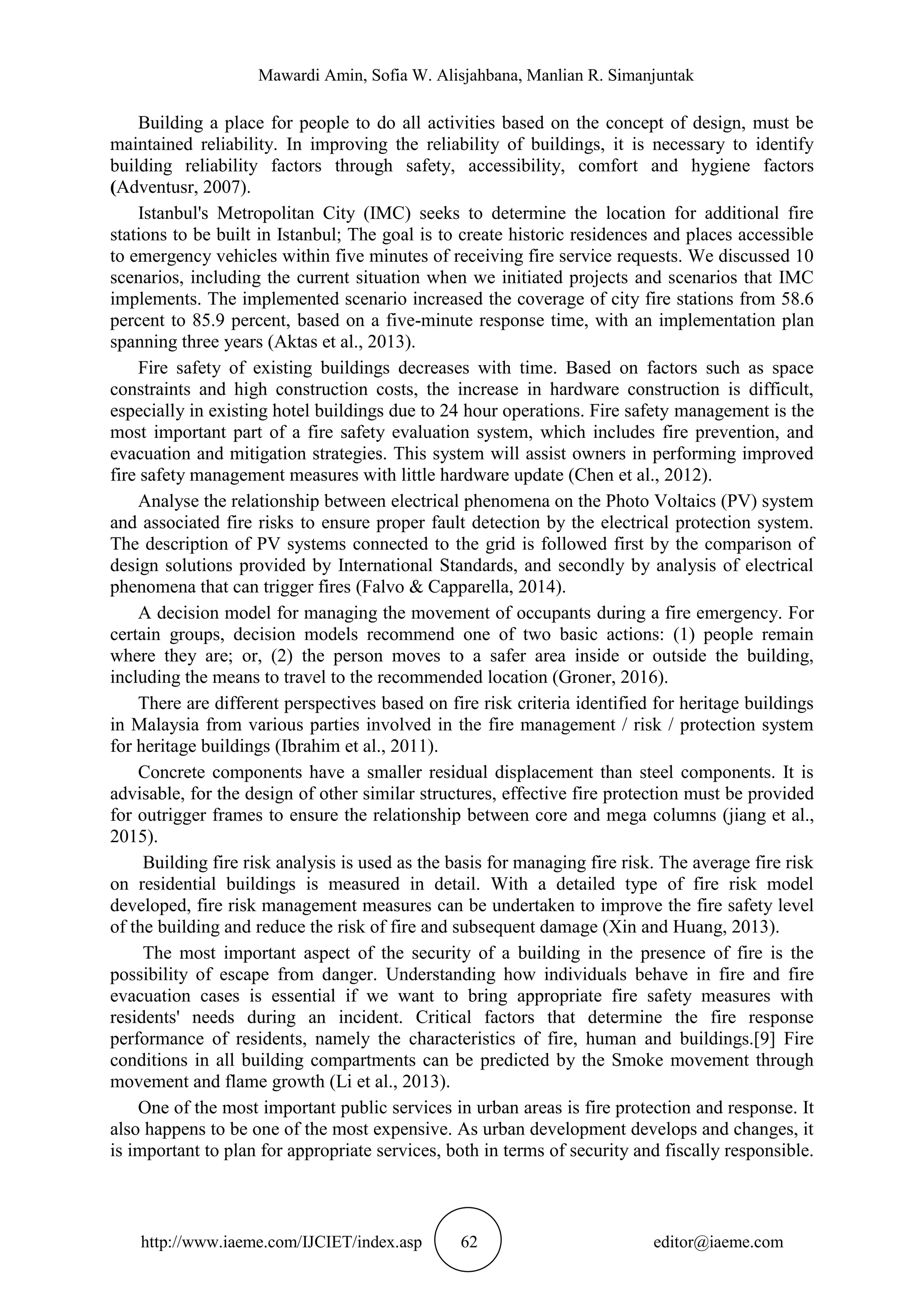 ANALYSIS MODEL OF MASTER PLAN FIRE PROTECTION SYSTEM IN BUILDING AND ...