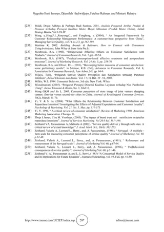 FACTORS AFFECTING THE SERVICES QUALITY AND REPURCHASE INTENTION | PDF