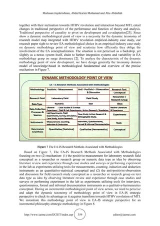 THE TAXONOMY OF ENTERPRISE ARCHITECTURE TOWARDS HIGH TECHNOLOGY HIGH VALUE APPROACH IN MALAYSIAN ...