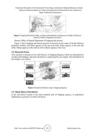 TRADITIONAL PROCEDURES OF ENVIRONMENTAL VISION BUGIS ARCHITECTURE ...