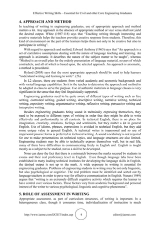 EFFECTIVE WRITING SKILLS – ESSENTIAL FOR CIVIL AND OTHER CORE ...